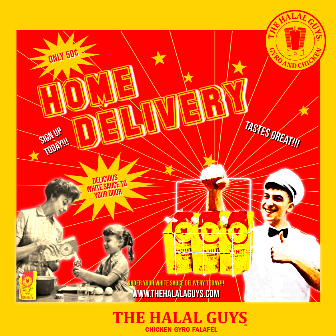 The Halal Guys Product Launches Home Delivery Of Its Signature White ...